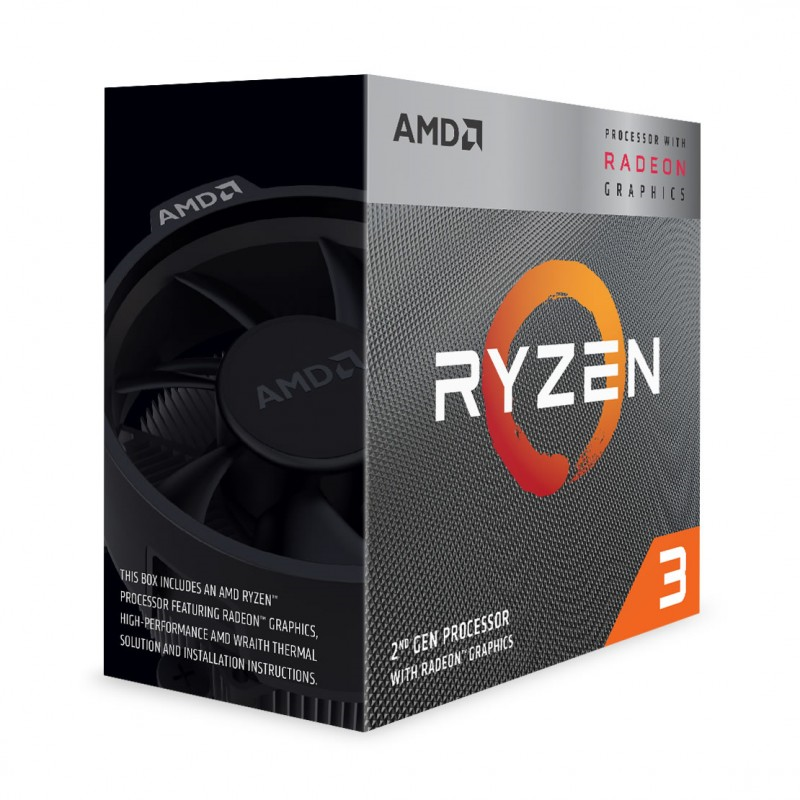 Techstore LTD. AMD Ryzen 3 3200G 4 Core 3.4GHz Radeon RX Vega 8 with ...