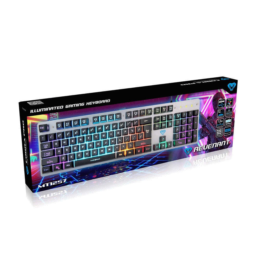 Techstore LTD. Mediatech COBRA PRO REVENANT MT1257 RGB Gaming Keyboard