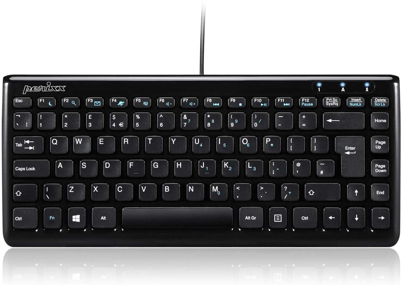 Techstore LTD. Perixx Peribord 407BB US wired Mini Keyboard black ...