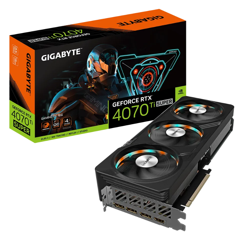 Techstore LTD. Gigabyte GeForce RTX4070Ti Super 16GB Gaming OC Graphics ...