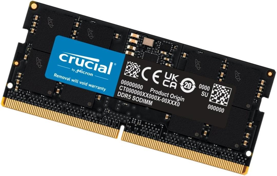 Techstore Ltd Crucial Ddr5 16gb 1x16 Cl40 4800 Sodimm Ct16g48c40s5