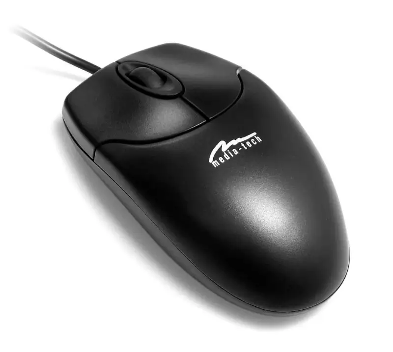 Techstore LTD. Mediatech MT1075K-PS2 3-button Optical Mouse Black