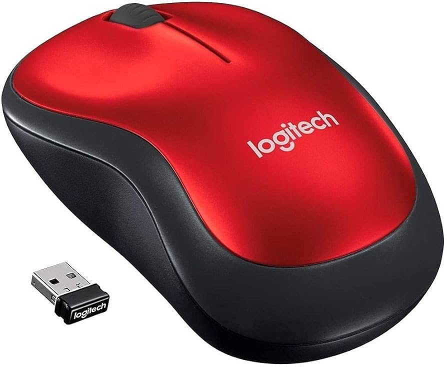 Techstore LTD. Logitech M185 Wireless 3-button Mouse M185 Red